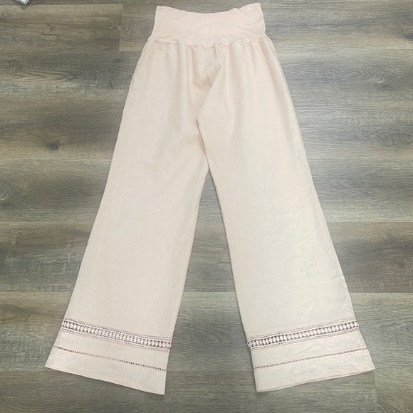Love Tree | Pants & Jumpsuits | Love Tree Light Pink Linen Pants Size ...